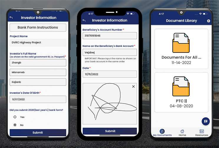Investor Information App Portfolio - AllianceTek