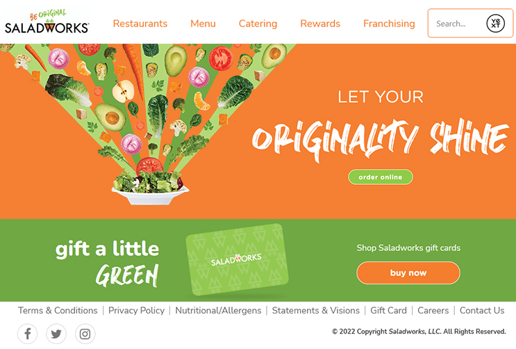 Salad Menu Platform | Customizable Food Menu Application - AllianceTek ...