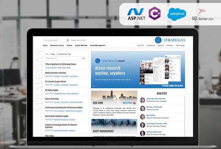 A Financial advisory app - AllianceTek Portfolio
